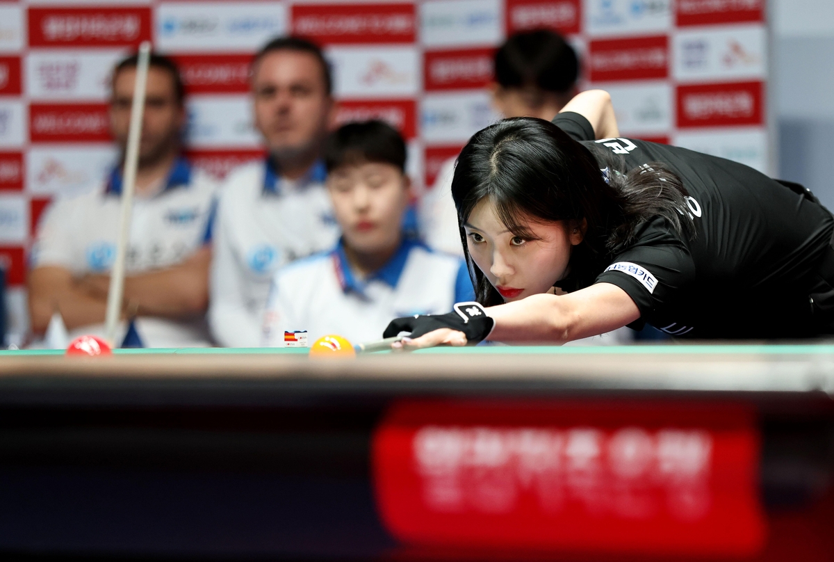 신입생 앞세운 NH농협카드·웰컴저축은행, PBA 팀리그 2연승 | 연합뉴스