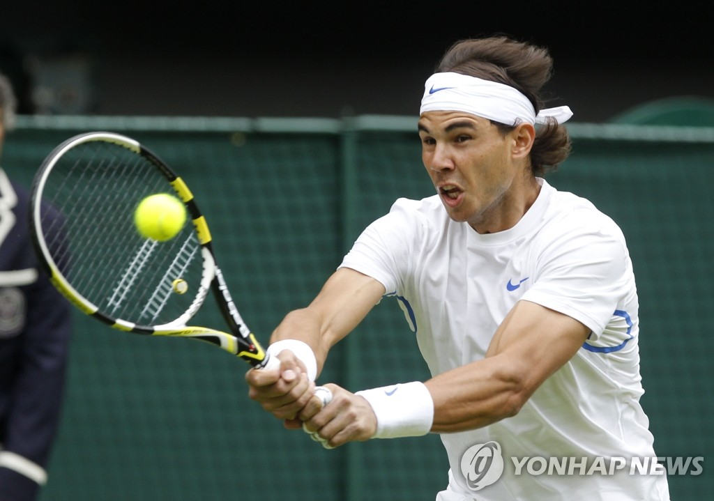 -윔블던테니스- 나달, 1회전 '가뿐하게' | 연합뉴스