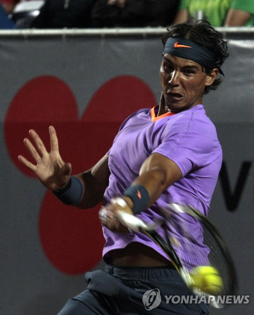 -테니스- 나달, 복귀 대회서 단식 준우승 | 연합뉴스