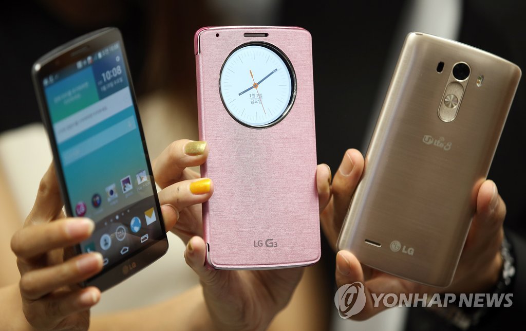 LG G3, 외신 설문서 갤S5·엑스페리아Z2 제쳐 | 연합뉴스