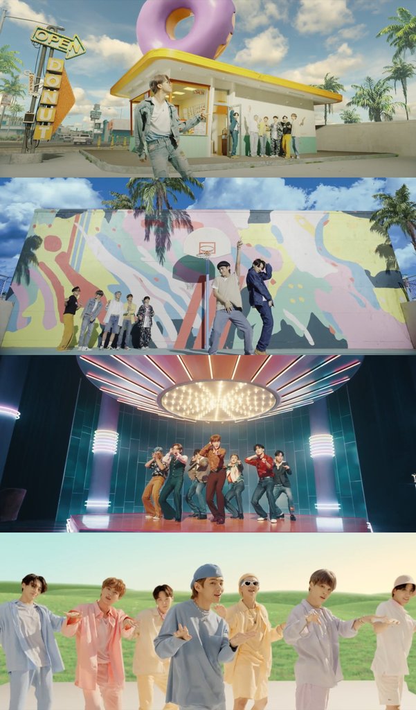방탄소년단 다이너마이트 Mv 공개 하루 만에 1억뷰 넘겼다 연합뉴스