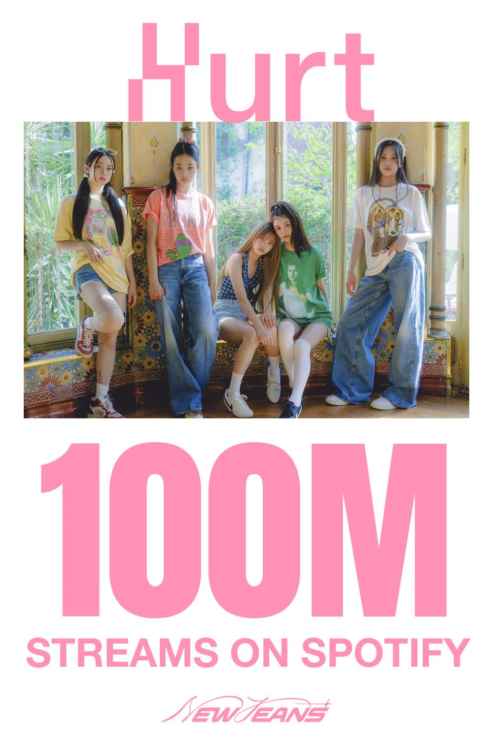 NewJeans' song 'Hurt' surpasses 100 mln streams on Spotify | Yonhap News Agency