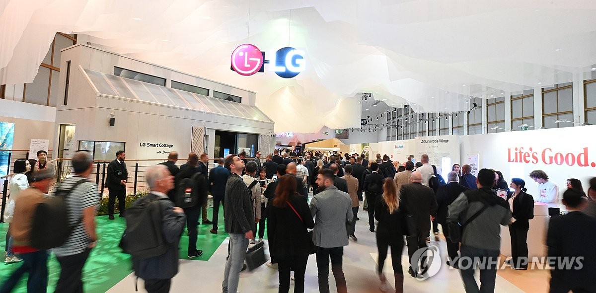 가전 넘어 '지속가능한 주거' 솔루션 제시…LG IFA 전시장 | 연합뉴스