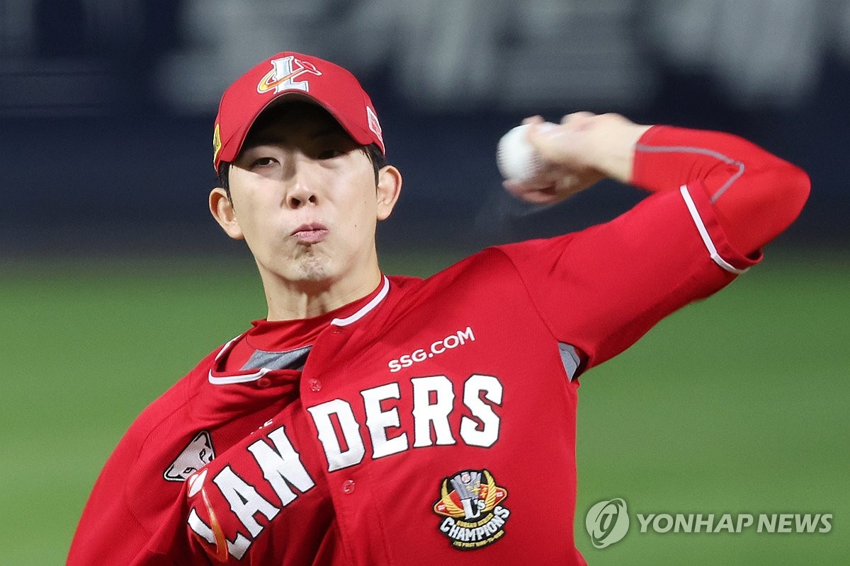 준PO 3차전 SSG 선발 오원석 | 연합뉴스