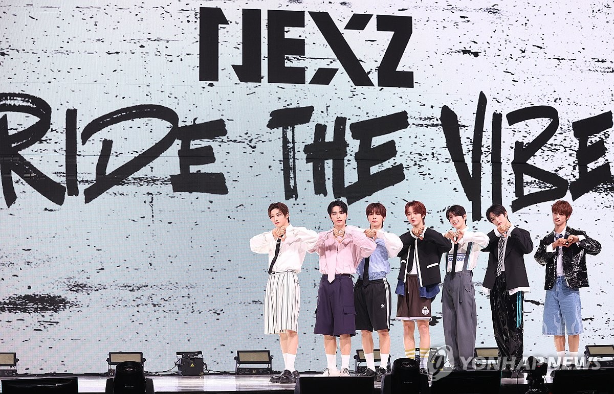 New boy group Nexz launched | Yonhap News Agency